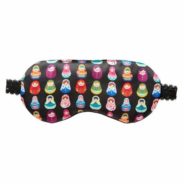 Eye Mask - Satin - Babushka Print | Dilly's Collections