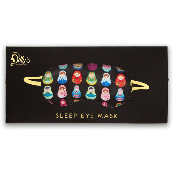 Eye Mask - Satin - Babushka Print | Dilly's Collections