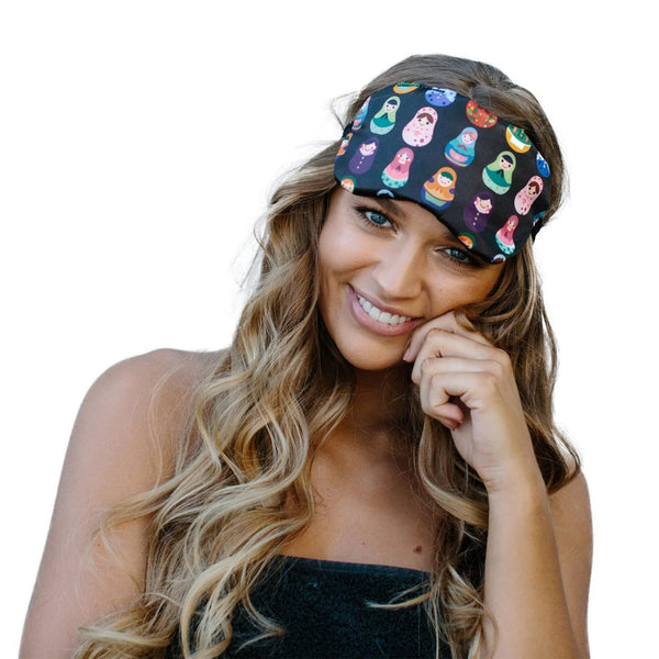 Eye Mask - Satin - Babushka Print | Dilly's Collections