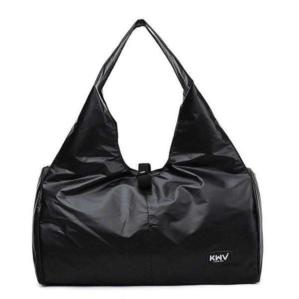 Shoulder Bag with Shoe Storage- Gym - Overnight - Black | Dilly's ...