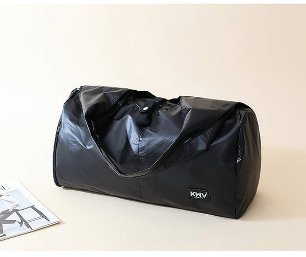 Shoulder Bag with Shoe Storage- Gym - Overnight - Black | Dilly's ...